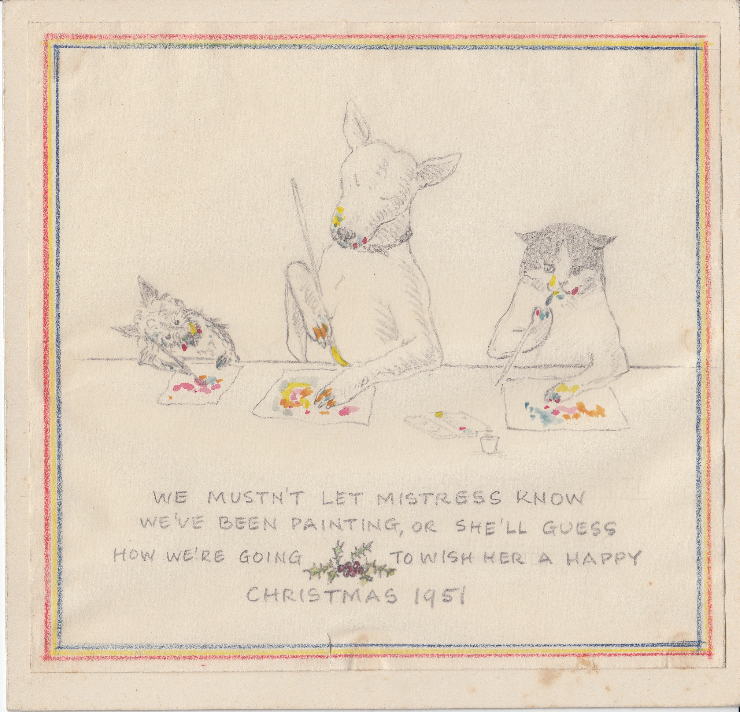 Jack Fielding's Christmas cards | Christmas at Fielding and Platt ...